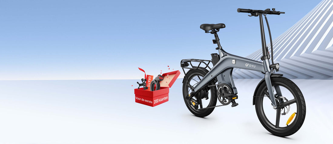 DYU Elektrische Fiets | Stijlvol & Comfortabel – Gratis accessoires ...